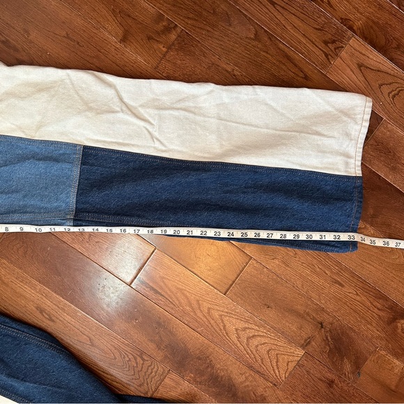 FARM Rio | Jeans | Farm Rio Denim Patchwork Wide Leg Jean | Poshmark